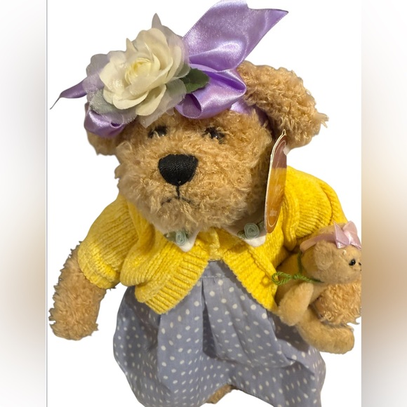 Toys | Nwt Nova Plush The Cherish Collection Little Girl Bear Holding ...